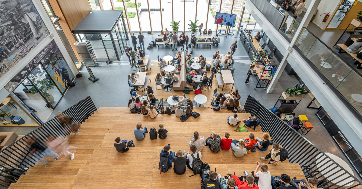 Innovatieve nieuwbouw Coenecoop College Waddinxveen - HEVO