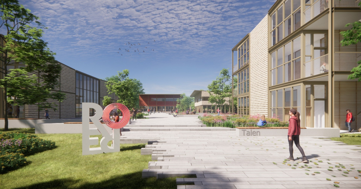 Nieuwbouw ROER College Schöndeln Roermond - HEVO